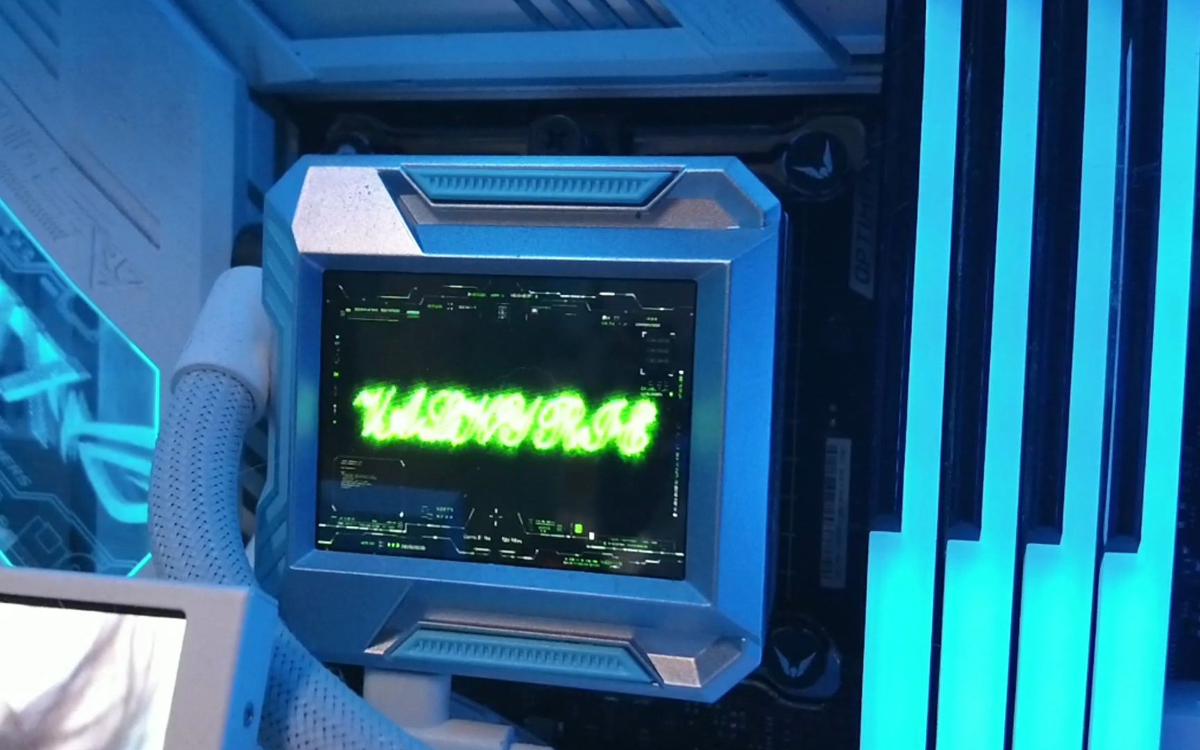 VK E360水冷头看动画之EVA篇 附rog败家之眼动画