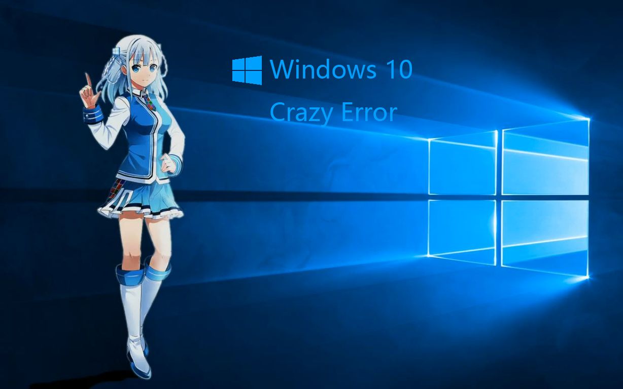 【4分钟完整/Crazy Error V2】Win10疯狂错误之魔理沙偷走了重要的东西_哔哩哔哩_bilibili