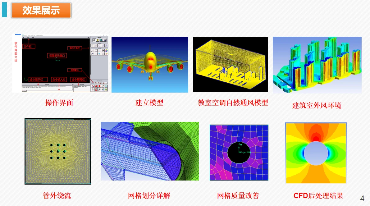 gambit建模网格划分-CFD模拟fluent_哔哩哔哩_bilibili
