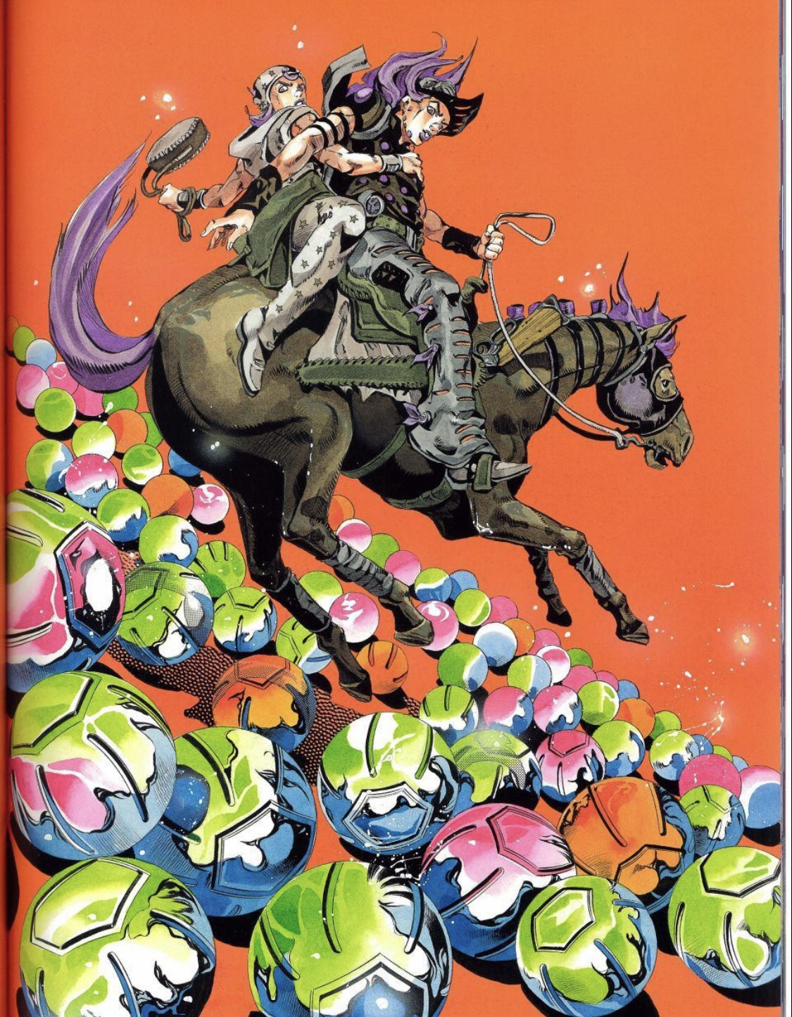 jojo原画集高清扫图-千图网