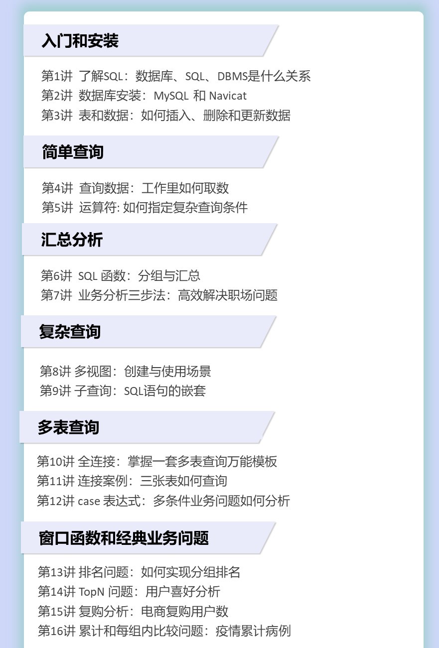 SQL从入门到进阶_哔哩哔哩_bilibili