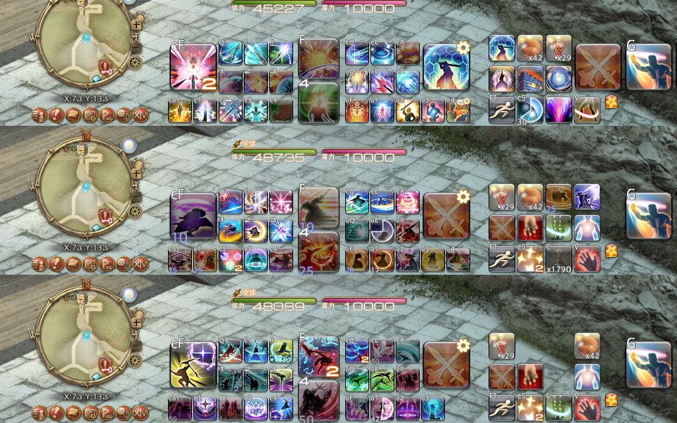 [FF14]（UI简介提取）手把手教学,一个干净好看的技能UI界面布局_网络游戏热门视频