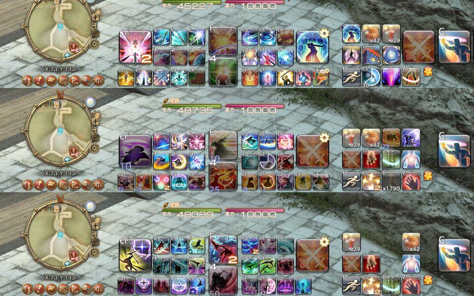 [FF14]（UI简介提取）手把手教学,一个干净好看的技能UI界面布局 - 哔哩哔哩