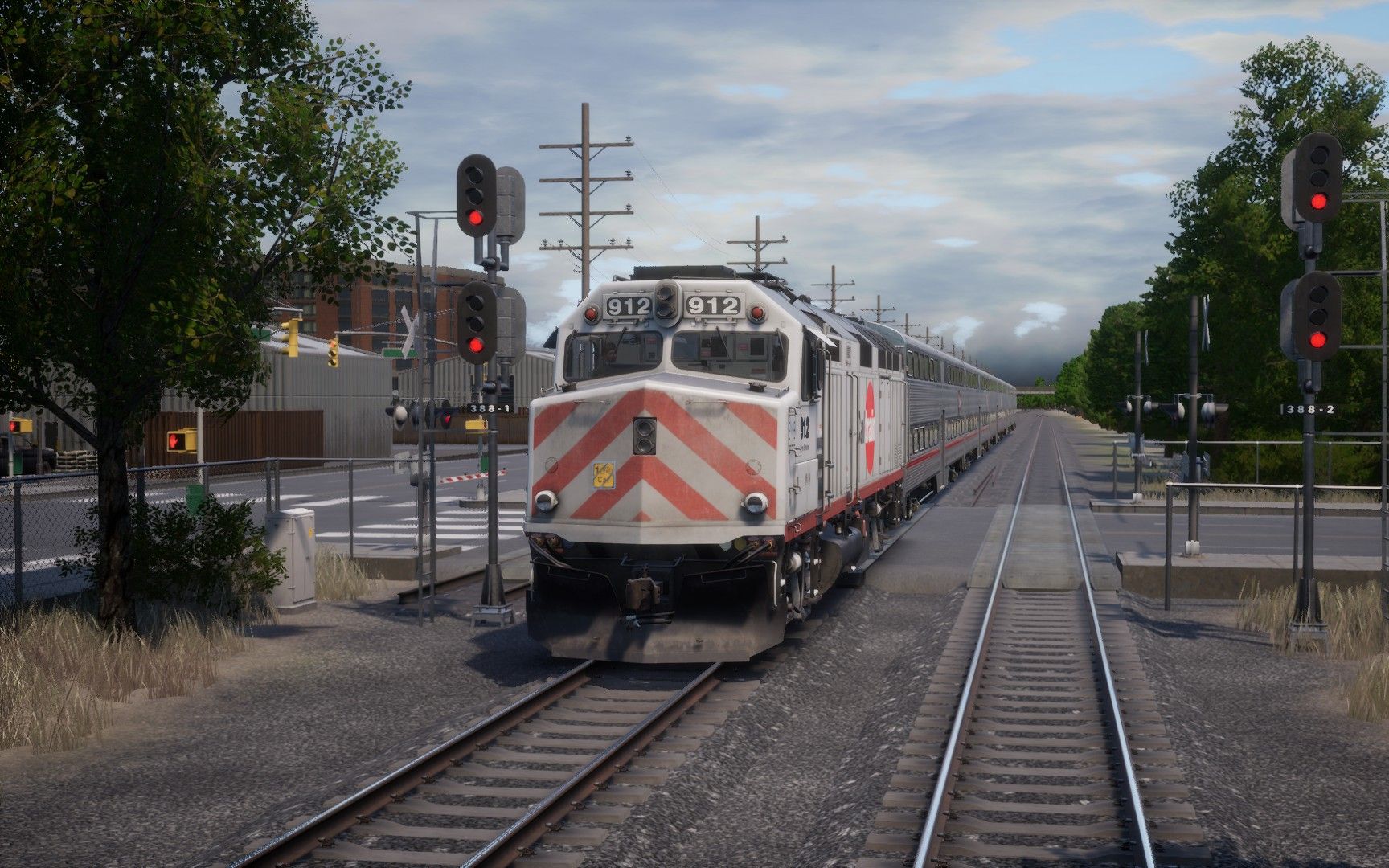 [TSW2]模拟火车世界2：半岛走廊：场景任务：干净整洁：车辆型号：F40PH-2CATCT97&双层控制车CT97_哔哩哔哩_bilibili