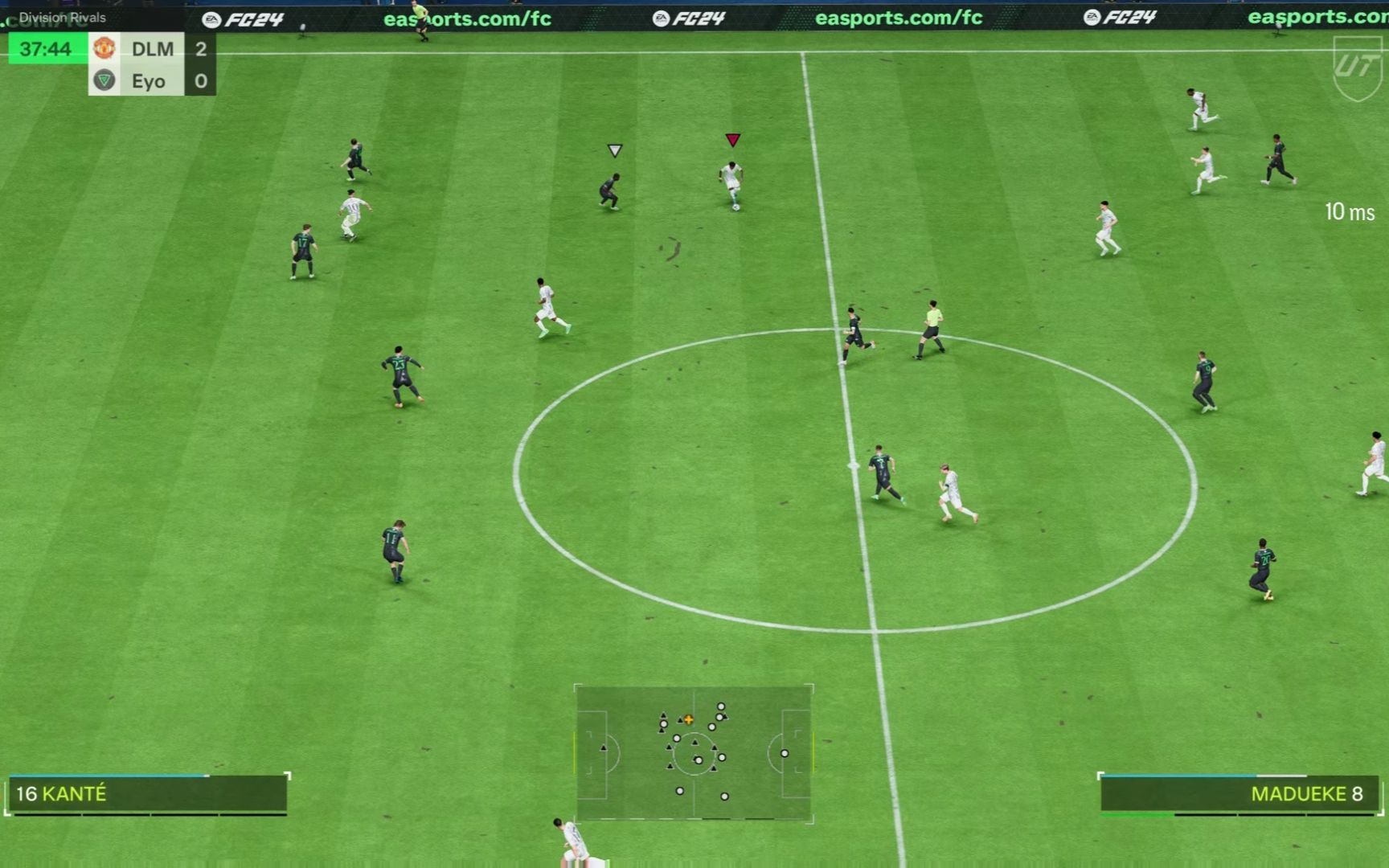 EA SPORTS FC 24_20231001一场精彩的ut比赛 精彩的点是— - 哔哩哔哩