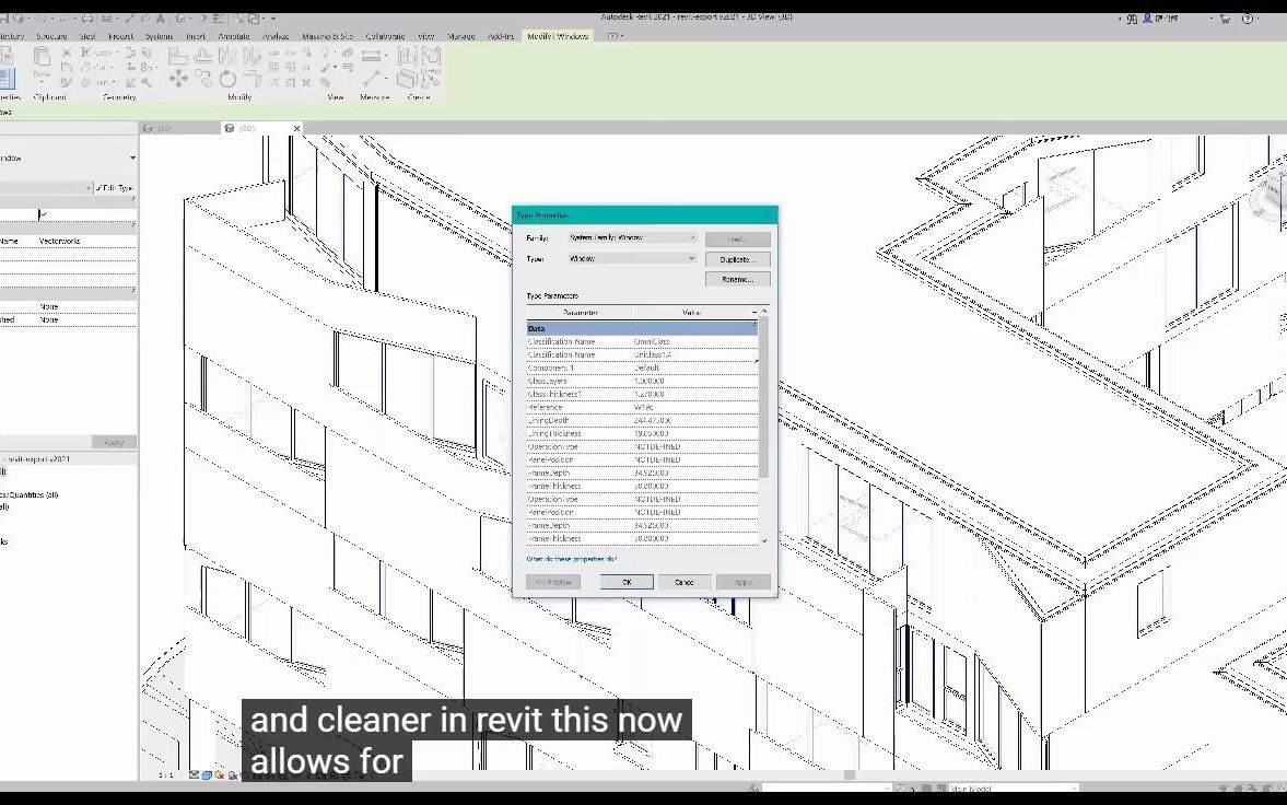 Vectorworks 中Revit导出改进_哔哩哔哩_bilibili