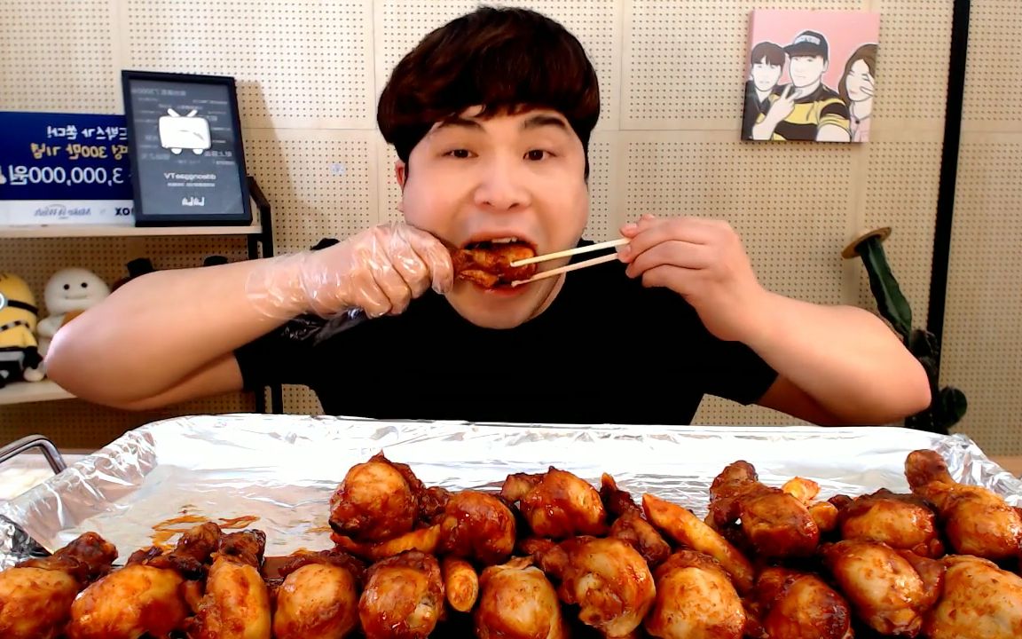【ddeonggaeTV】熔岩鸡腿和炸鸡+饭 吃播~! (直播)-ddeonggaeTV-ddeonggaeTV-哔哩哔哩视频