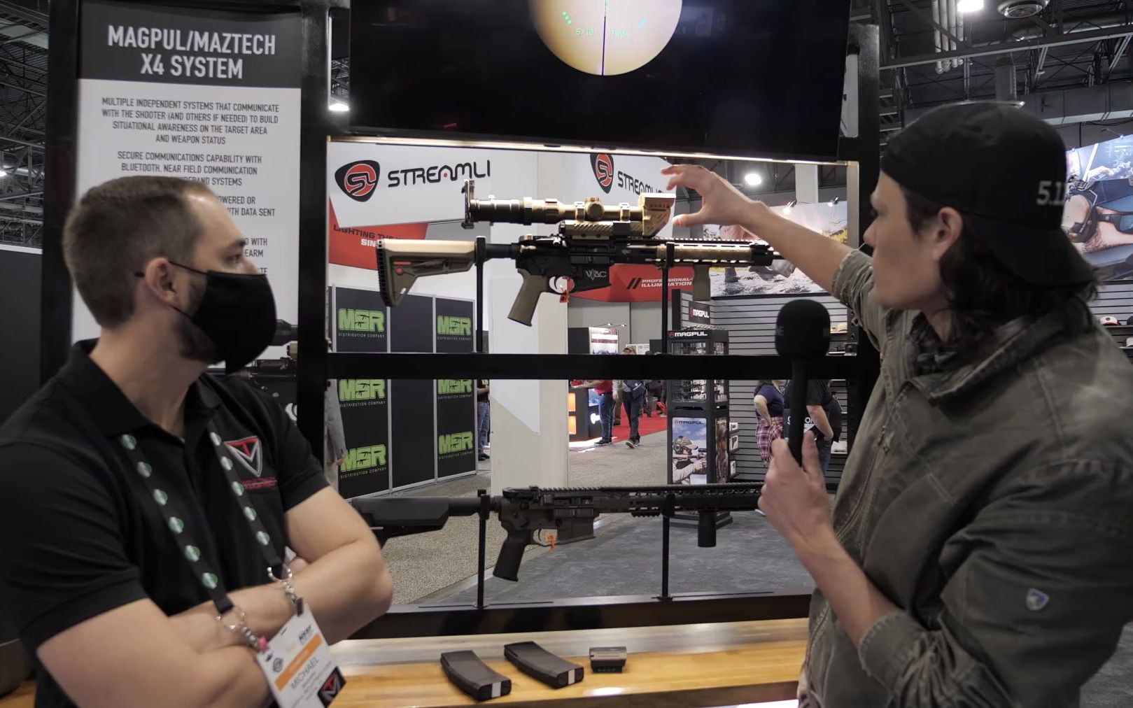 【未来战士锁头挂】智能CLIP ON火控瞄准镜Magpul Maztech X4 System [SHOT Show 2022]_哔哩哔哩 ...