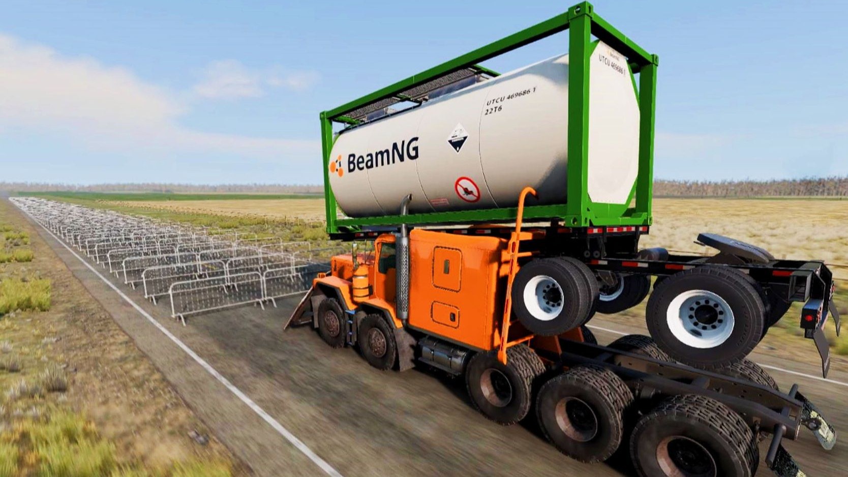谁能冲过77个护栏？-BeamNG-TV-BeamNG-TV-哔哩哔哩视频