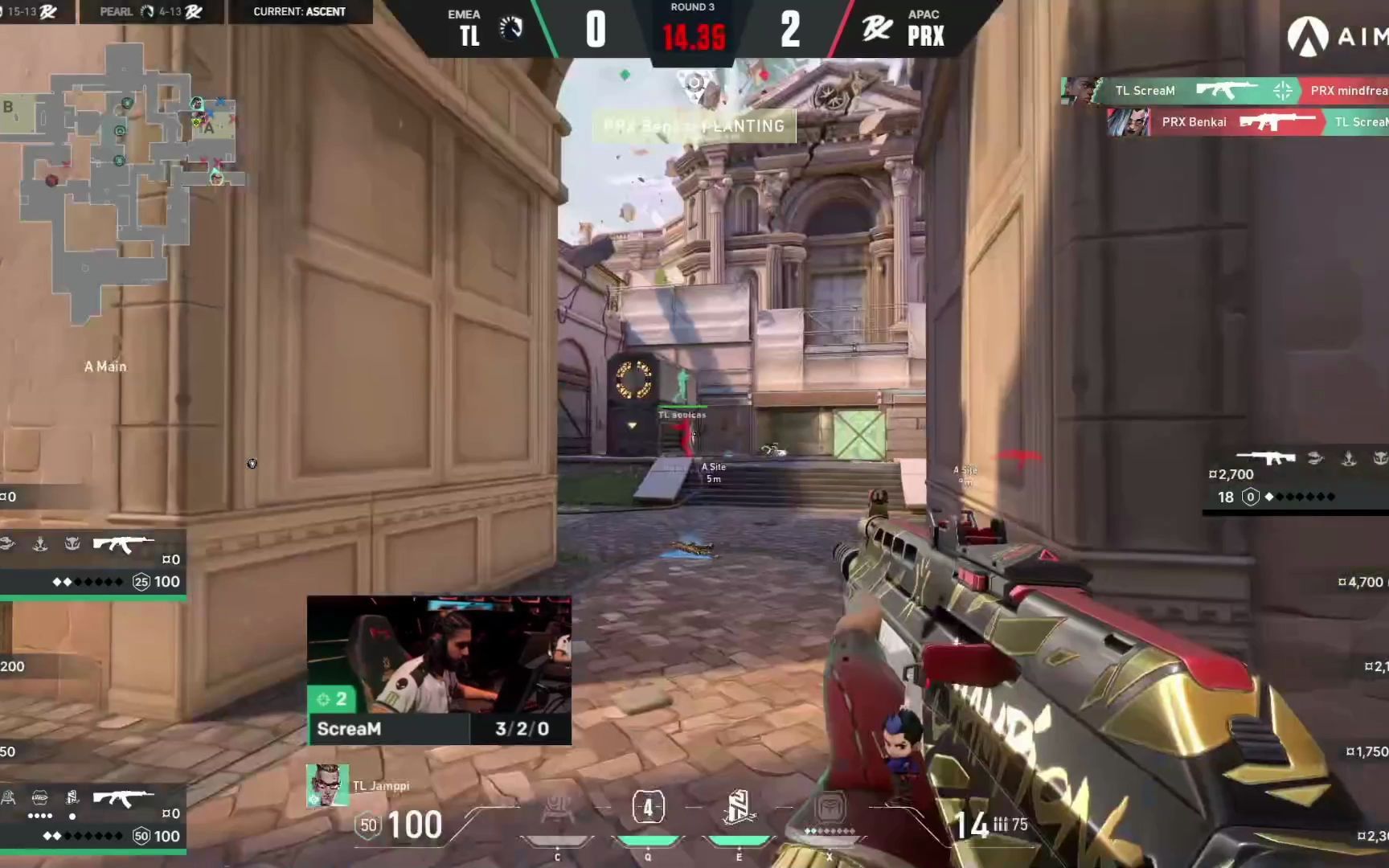 【VALORANT】 别送了！jing！全球冠军赛小组赛A败者组决赛 TL vs PRX图三_哔哩哔哩bilibili_VALORANT_赛事