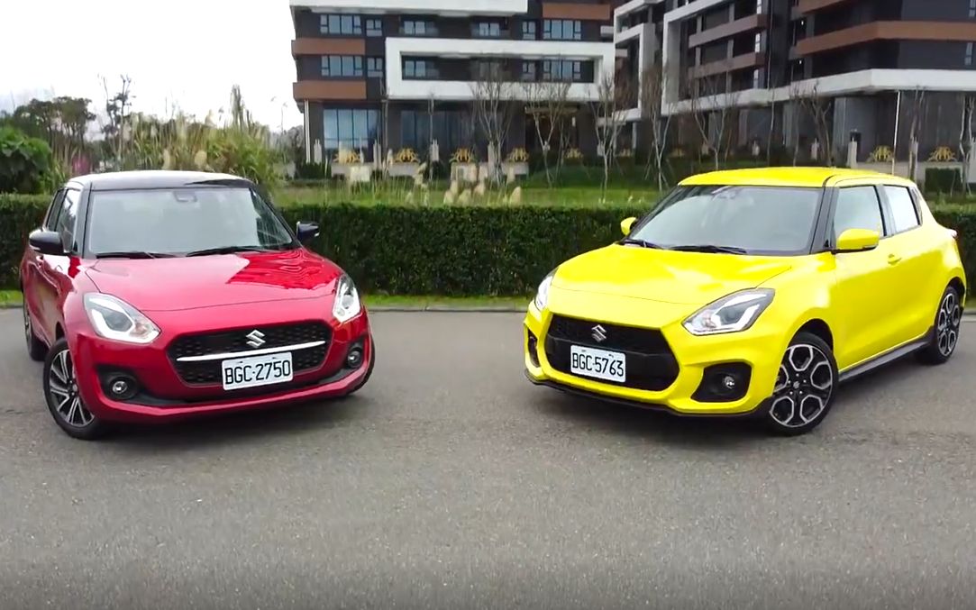 SUZUKI 兩台輕油電 齊開箱！四缸THE NEW SWIFT 大戰手排SWIFT Sport(super snow show_哔哩哔哩 ...