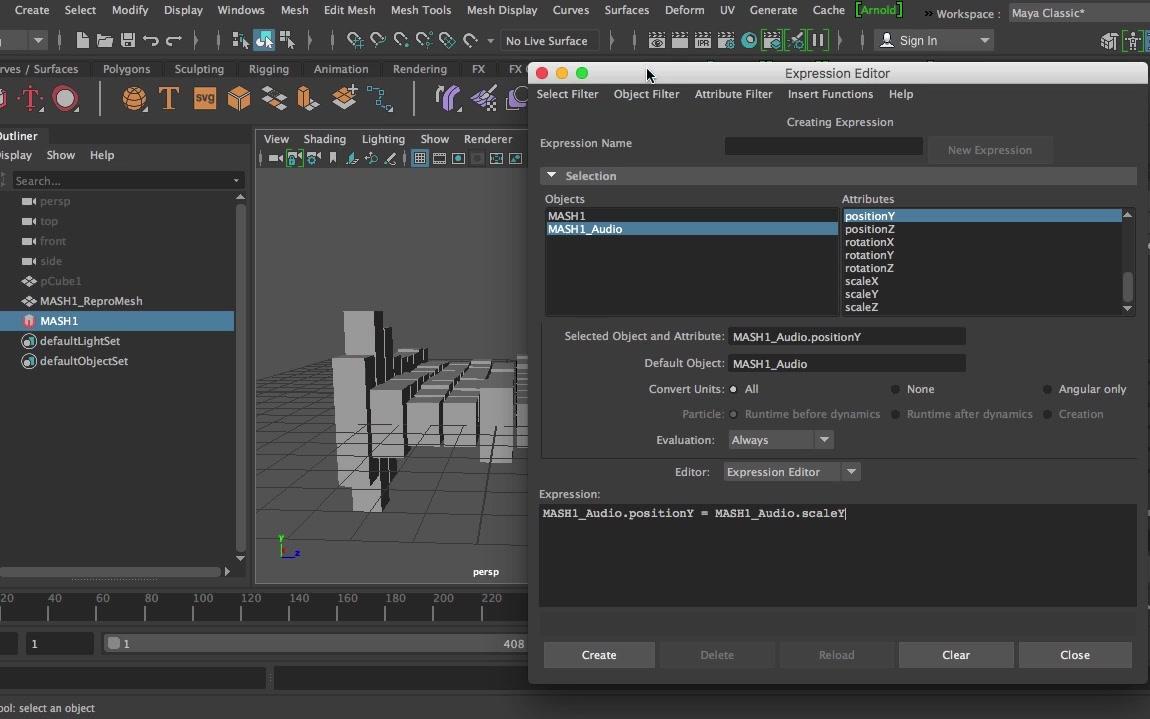 maya中的mesh功能_哔哩哔哩_bilibili
