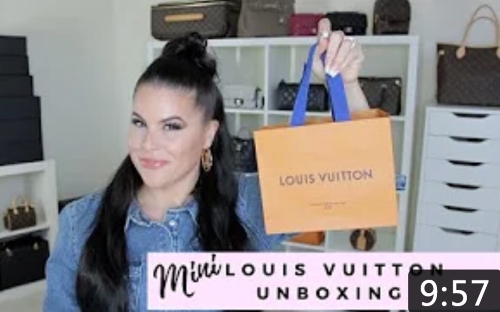 MINI LOUIS VUITTON UNBOXING -Jerusha Couture_哔哩哔哩_bilibili