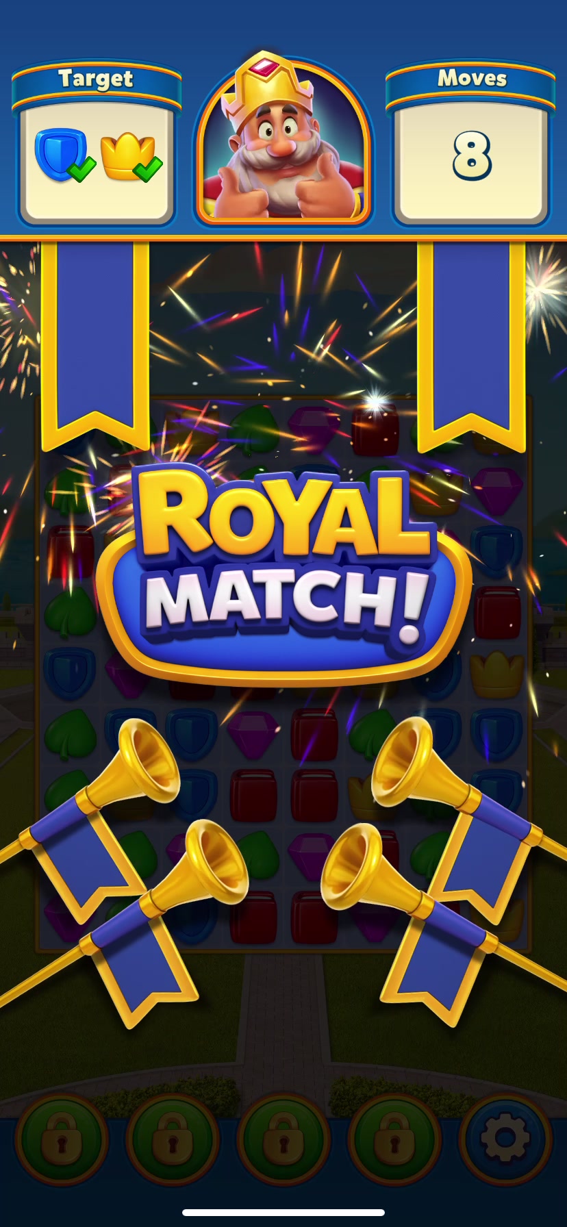 Royal Match 关卡1-4