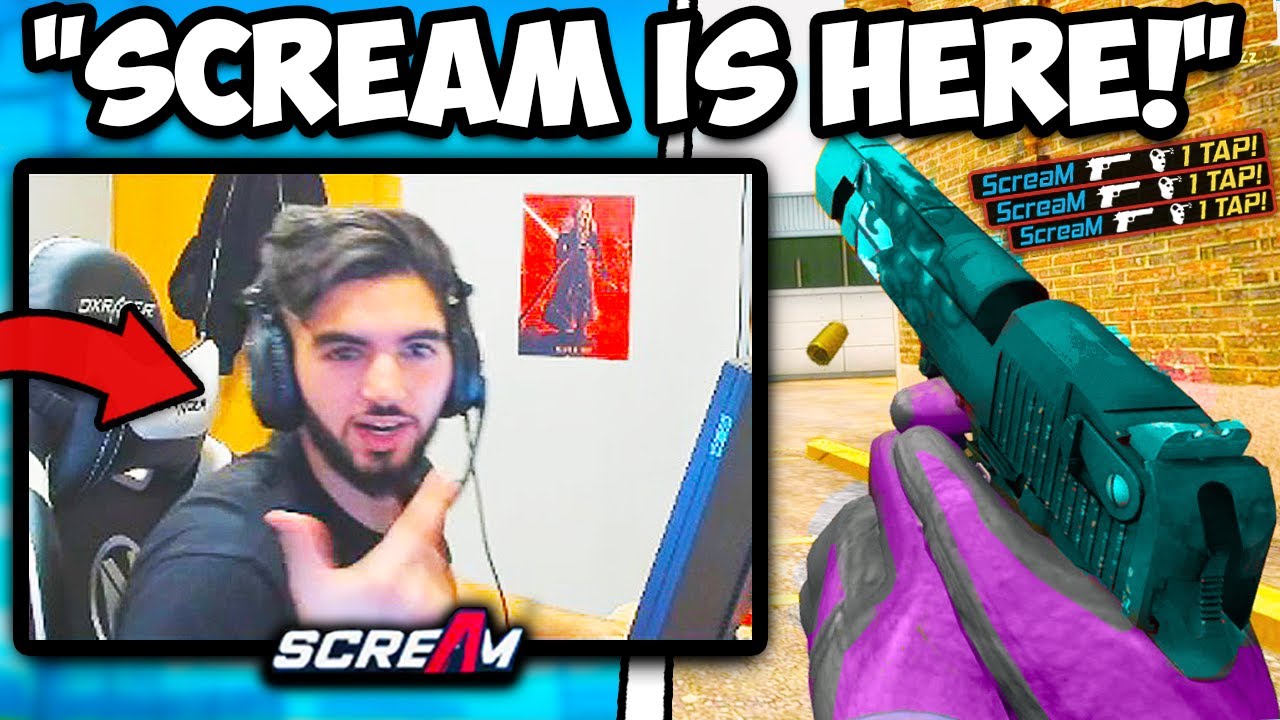 【CSGO】ScreaM终于回来直播了，瞄准还是很猛! Twitch片段_哔哩哔哩_bilibili