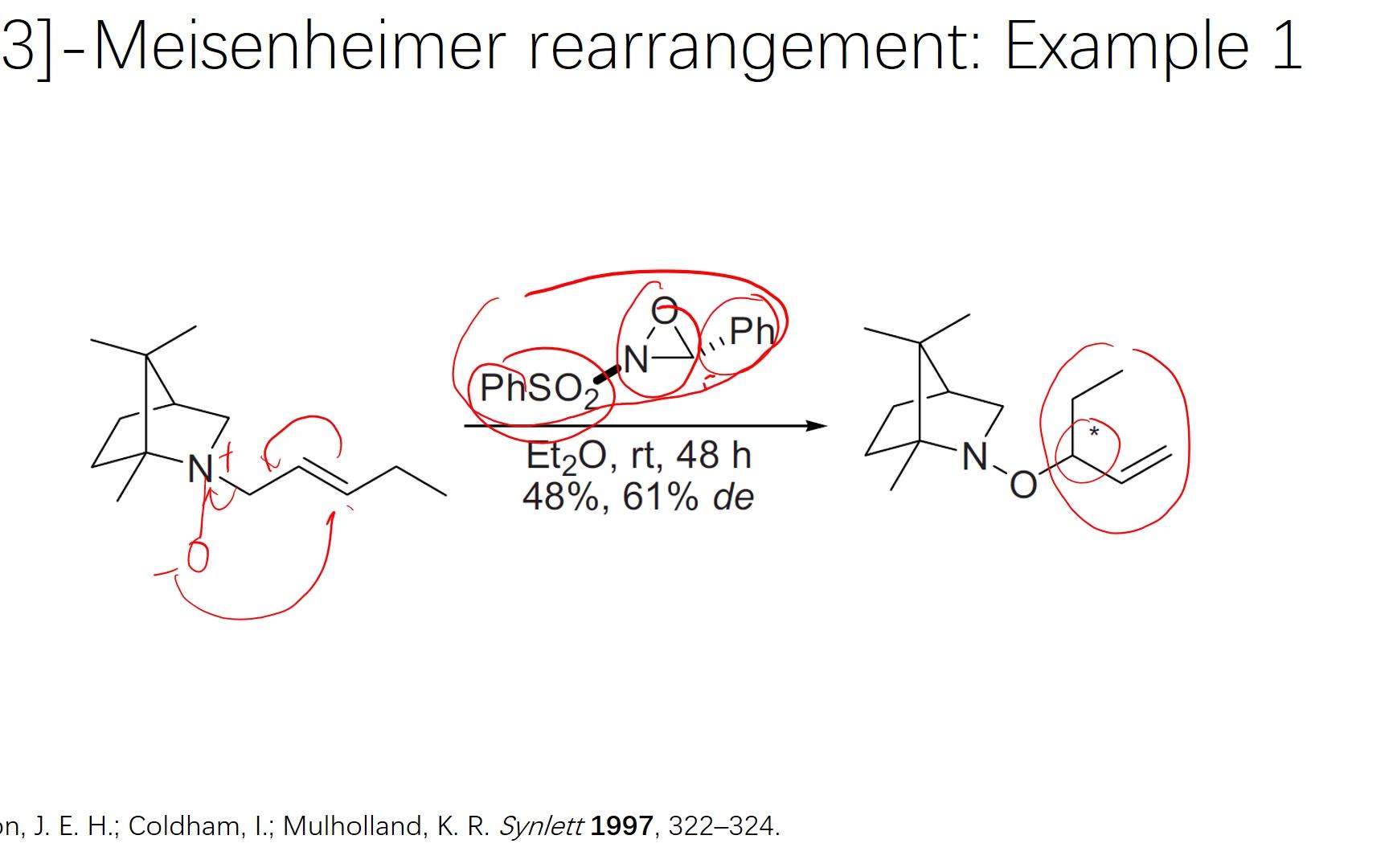 有机人名反应（167）：[2,3]-Meisenheimer rearrangement_哔哩哔哩_bilibili