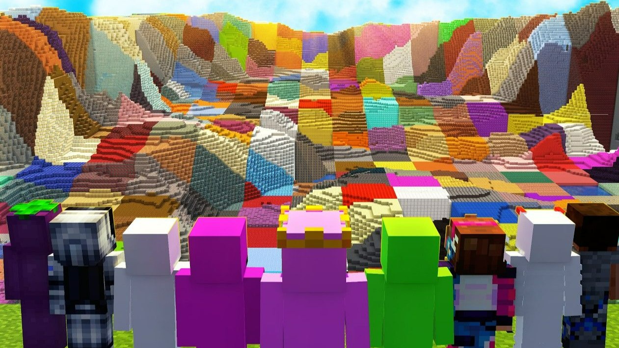 【中英字幕/Baablu】我把九位油管主放进了随机区块的MC世界-人监督沉-默认收藏夹-哔哩哔哩视频