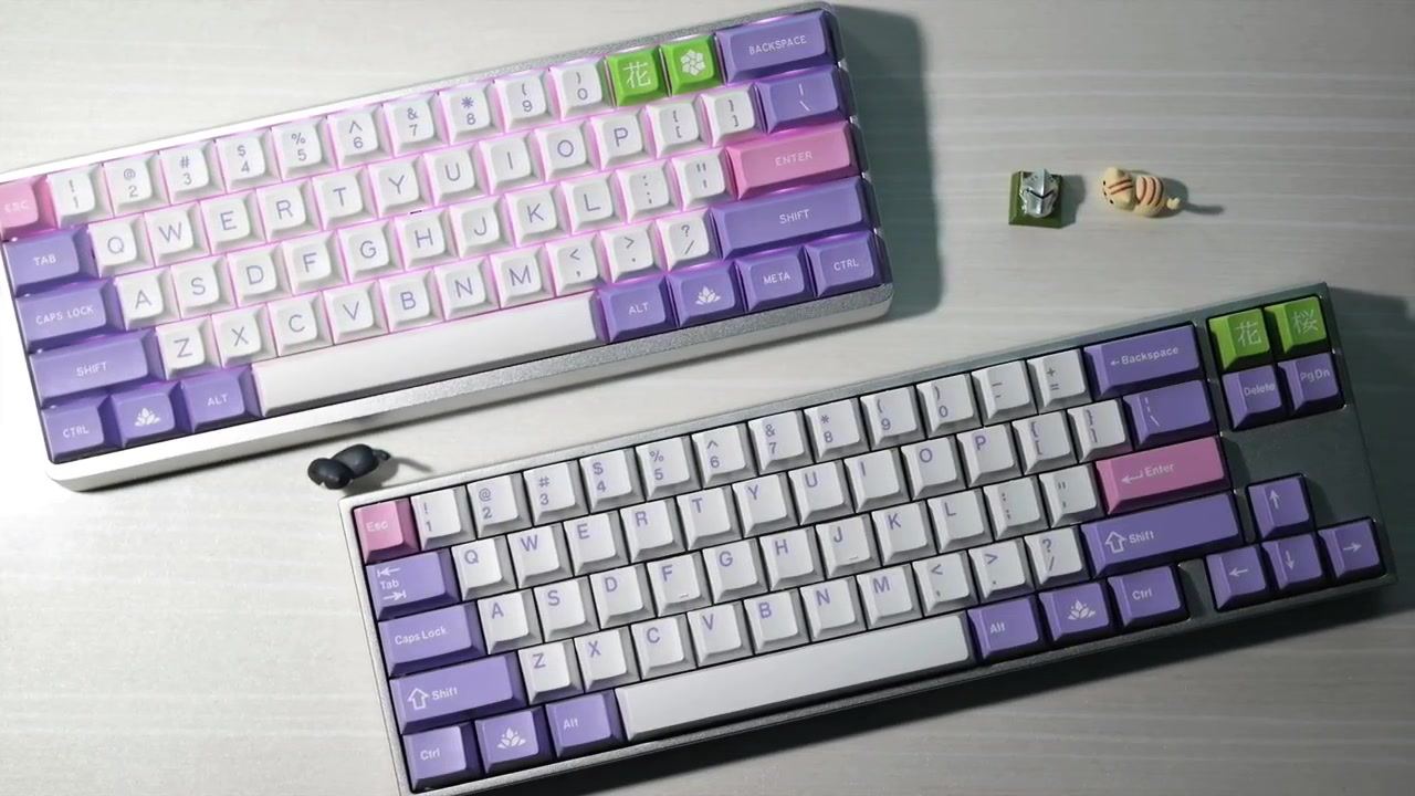 【键声】【两种高度的HANA】JTK & DSA Hana Custom Keycap Sets_哔哩哔哩 (゜-゜)つロ 干杯~-bilibili