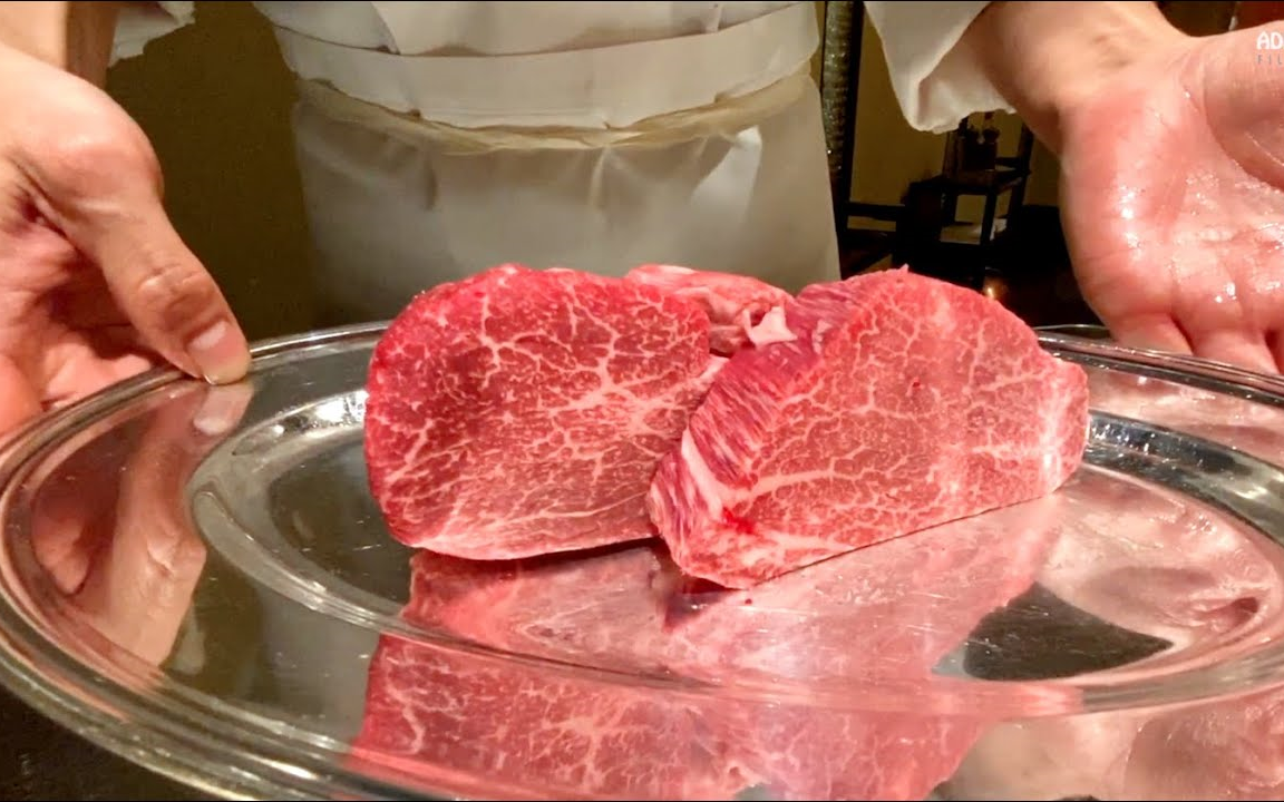 日本橄榄和牛——最稀有的牛排&冲绳的龙虾牛排铁板烧———【Aden Films】_哔哩哔哩_bilibili