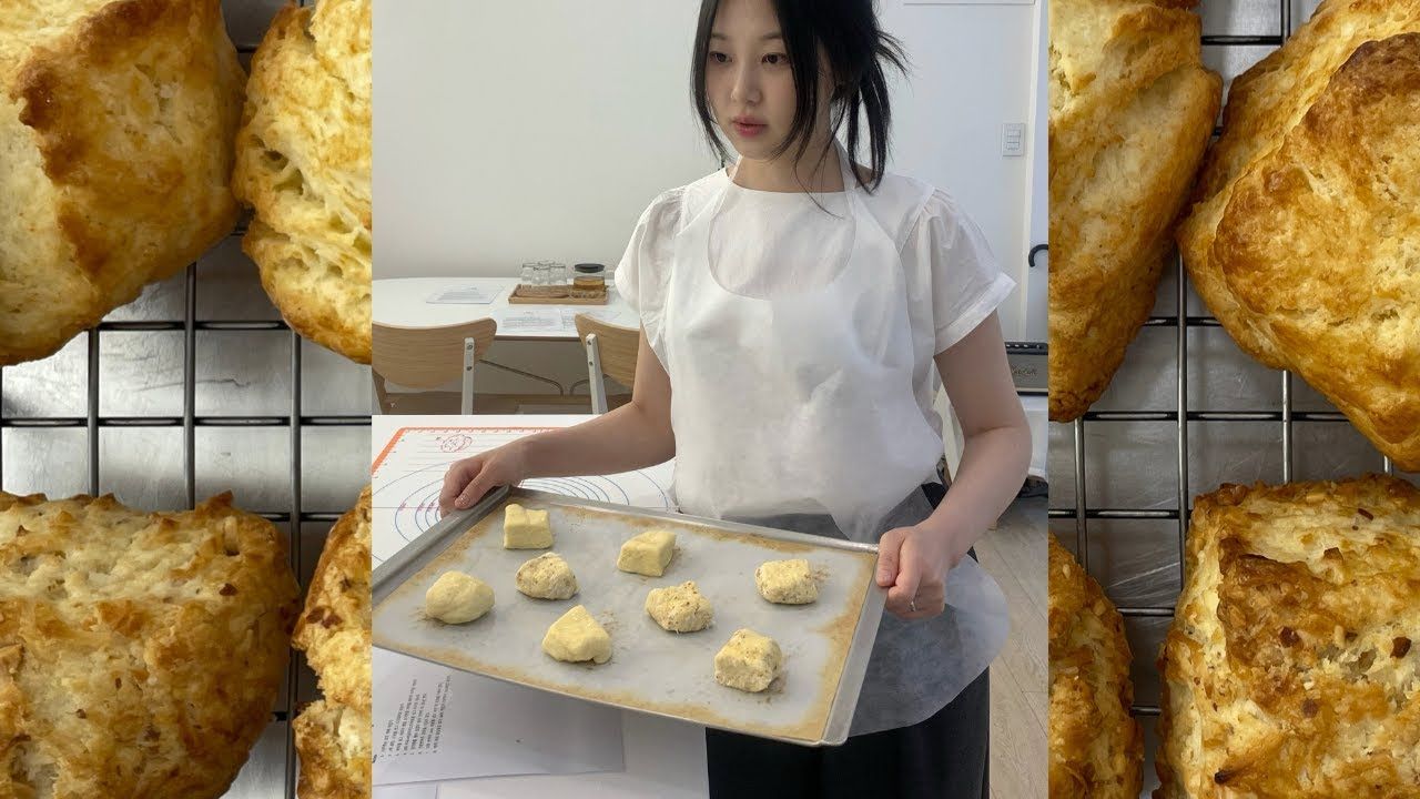 【中字】【chips】vlog美食店更新 做司康 夏日ootd 日常vlog-劲妞在线追星-劲妞在线追星-哔哩哔哩视频