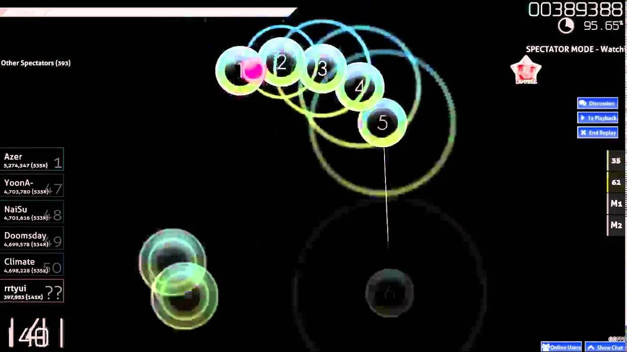 【osu! 史料】rrtyui gangsta DT 1miss，2014 年 10 月 20 日_哔哩哔哩bilibili_OSU