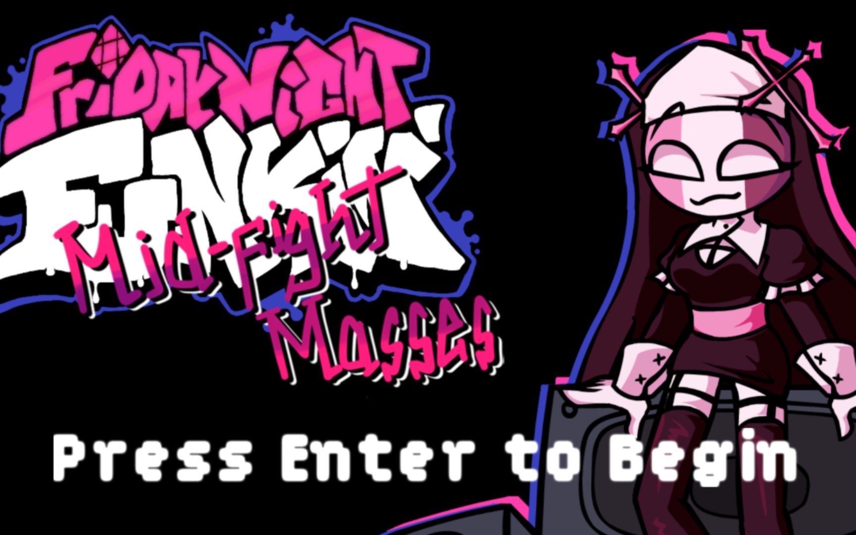 FridayNightFunkin超优质mod修女【中字/FNF】mod Showcase Sarvente's Mid-Fight M