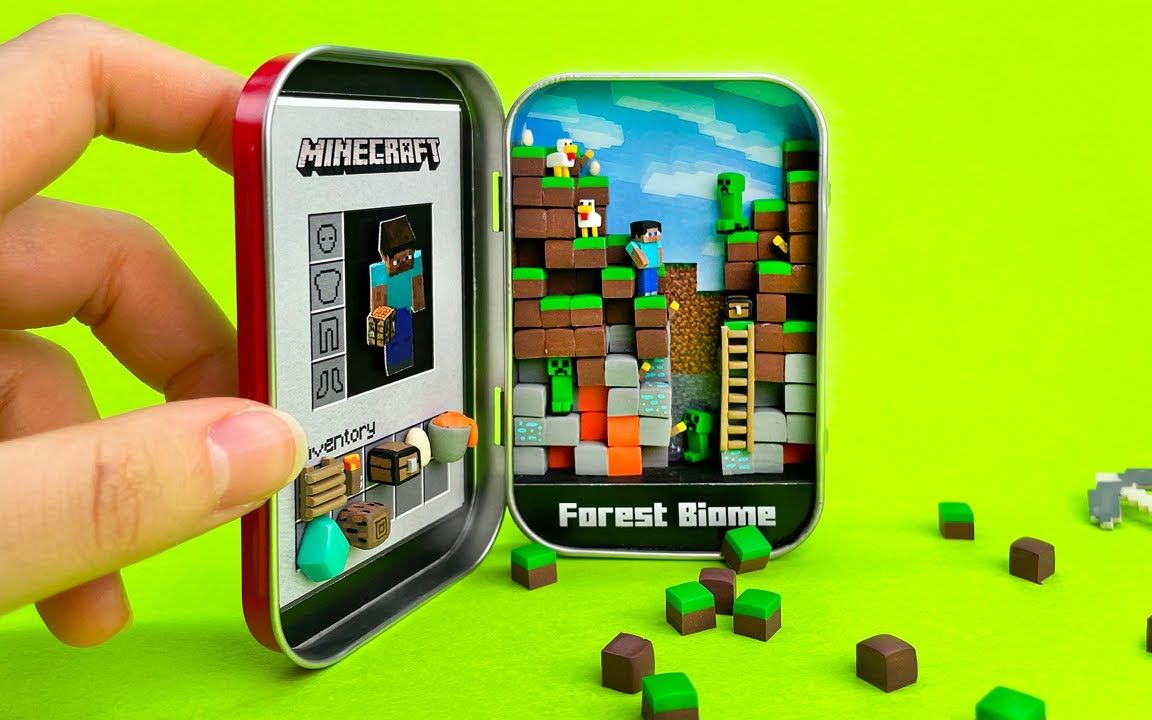 【Minecraft】将我的世界装入小糖果盒里！-自制字幕（WUZU clay）_哔哩哔哩_bilibili