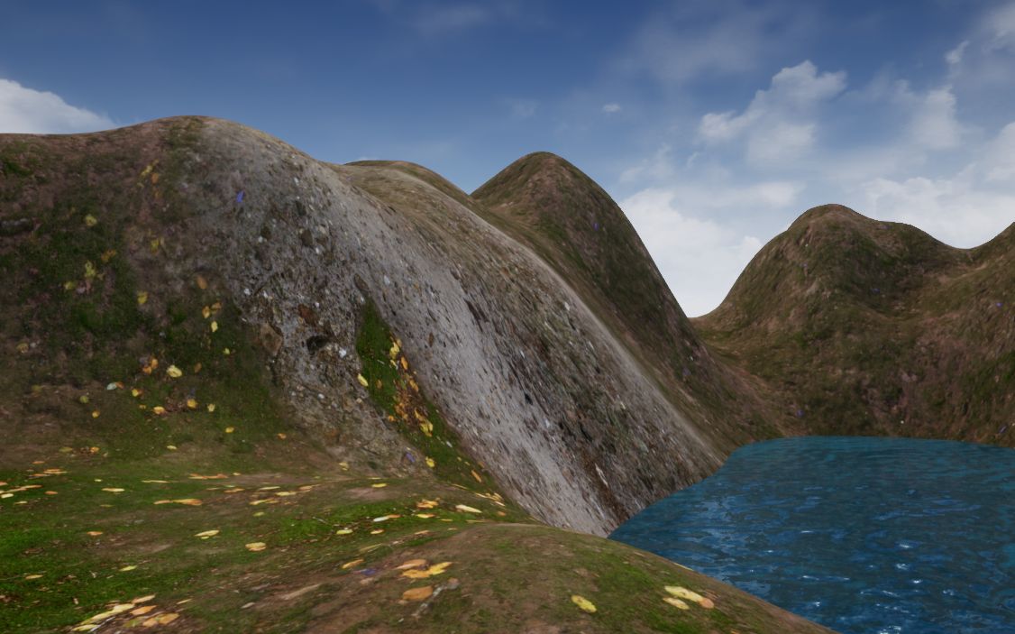 UE4 Landscape初级地貌材质制作分享_哔哩哔哩_bilibili