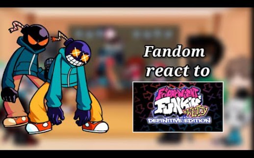 Friday night funkin反应Whitty MOD_哔哩哔哩bilibili