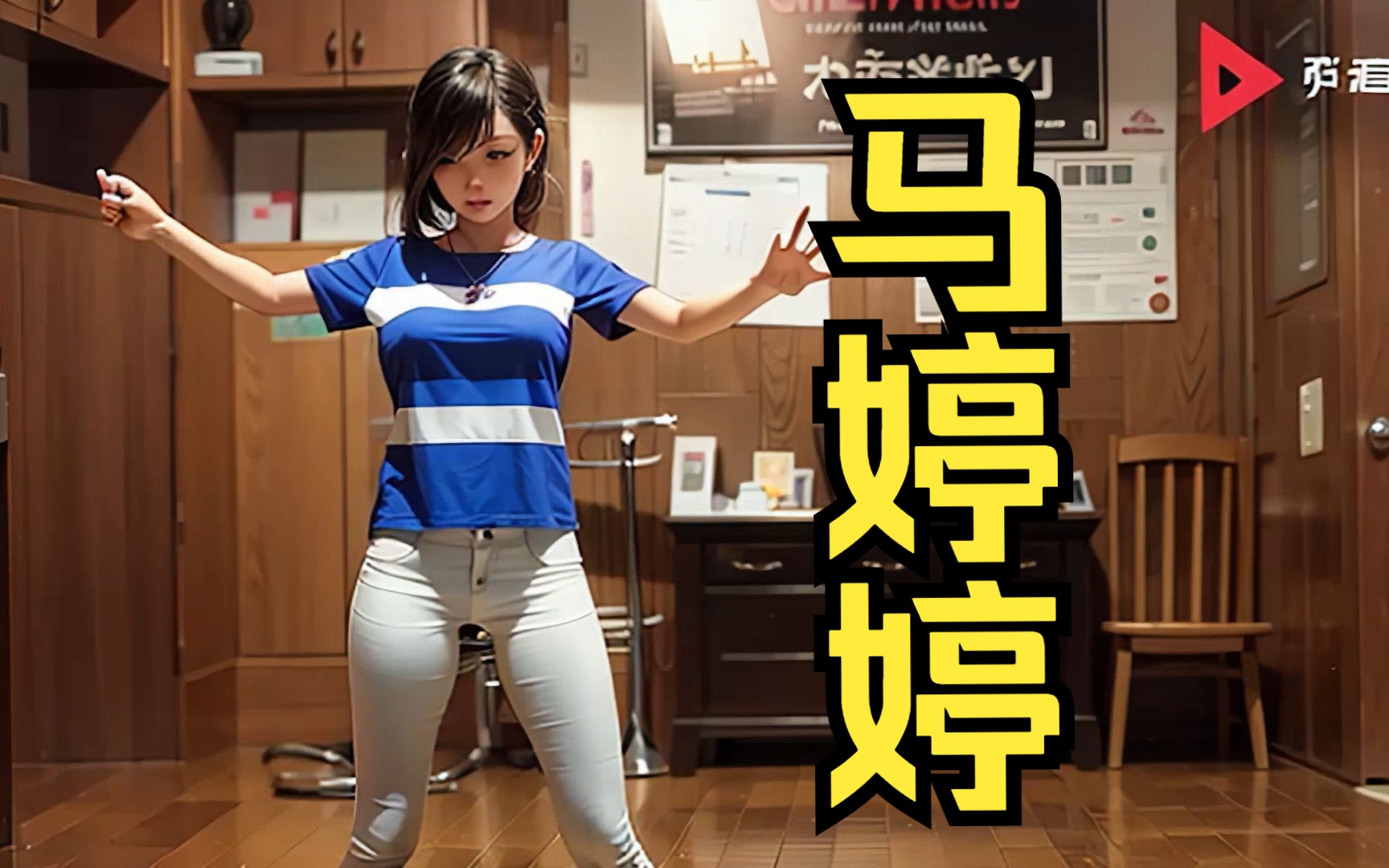 ⚡马保国闪电鞭原版⚡但是ai绘画⚡是婷婷 哔哩哔哩