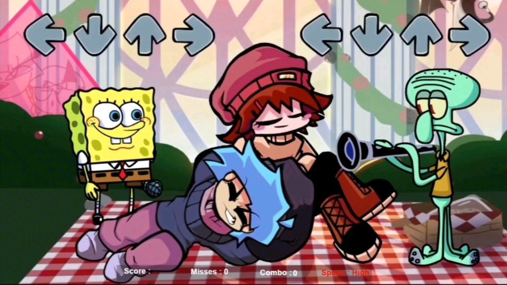 [fnf] Bf和Gf的约会_哔哩哔哩bilibili