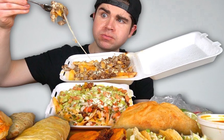 【Magic Mikey】吃播 芝士墨西哥食物 墨西哥卷饼&炸玉米饼&肉酱馅饼&炸牛角饼&玉米脆片_哔哩哔哩_bilibili