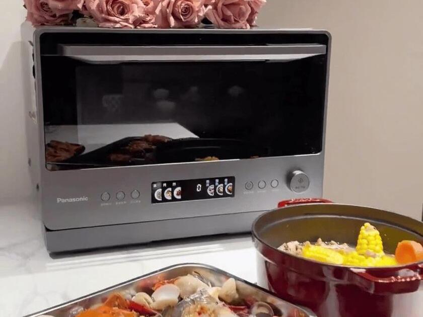 松下（Panasonic）万食炉2.0上烤炸下炖煮蒸变频微波台嵌两用28L大容量微蒸烤炸炖一体机NN-DS59QM_哔哩哔哩_bilibili