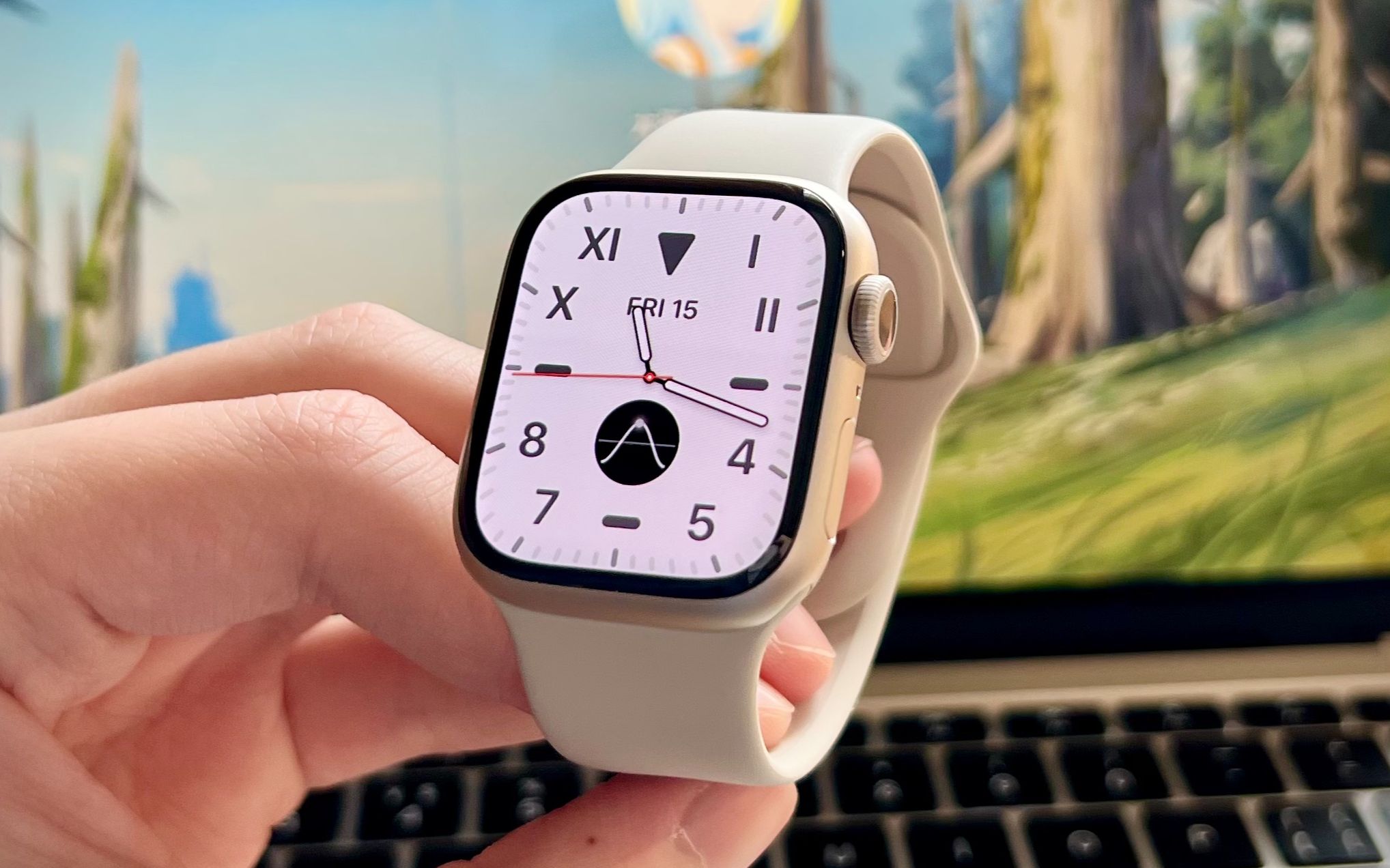 【猫评测】星光色 Apple Watch S7 开箱 + 简单评测 - 哔哩哔哩