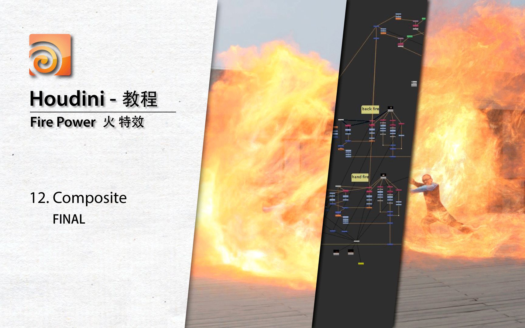 Houdini-Fire Power 火特效教程 【12】-- Composite FINAL_哔哩哔哩_bilibili