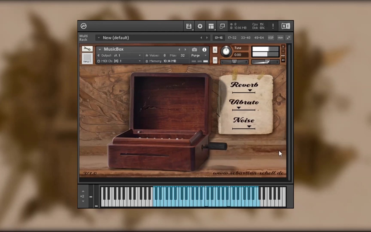 免费音源/八音盒/后启示录音乐盒/Kontakt库/Post-Apocalyptic Music Box-杰三歌-音源-哔哩哔哩视频