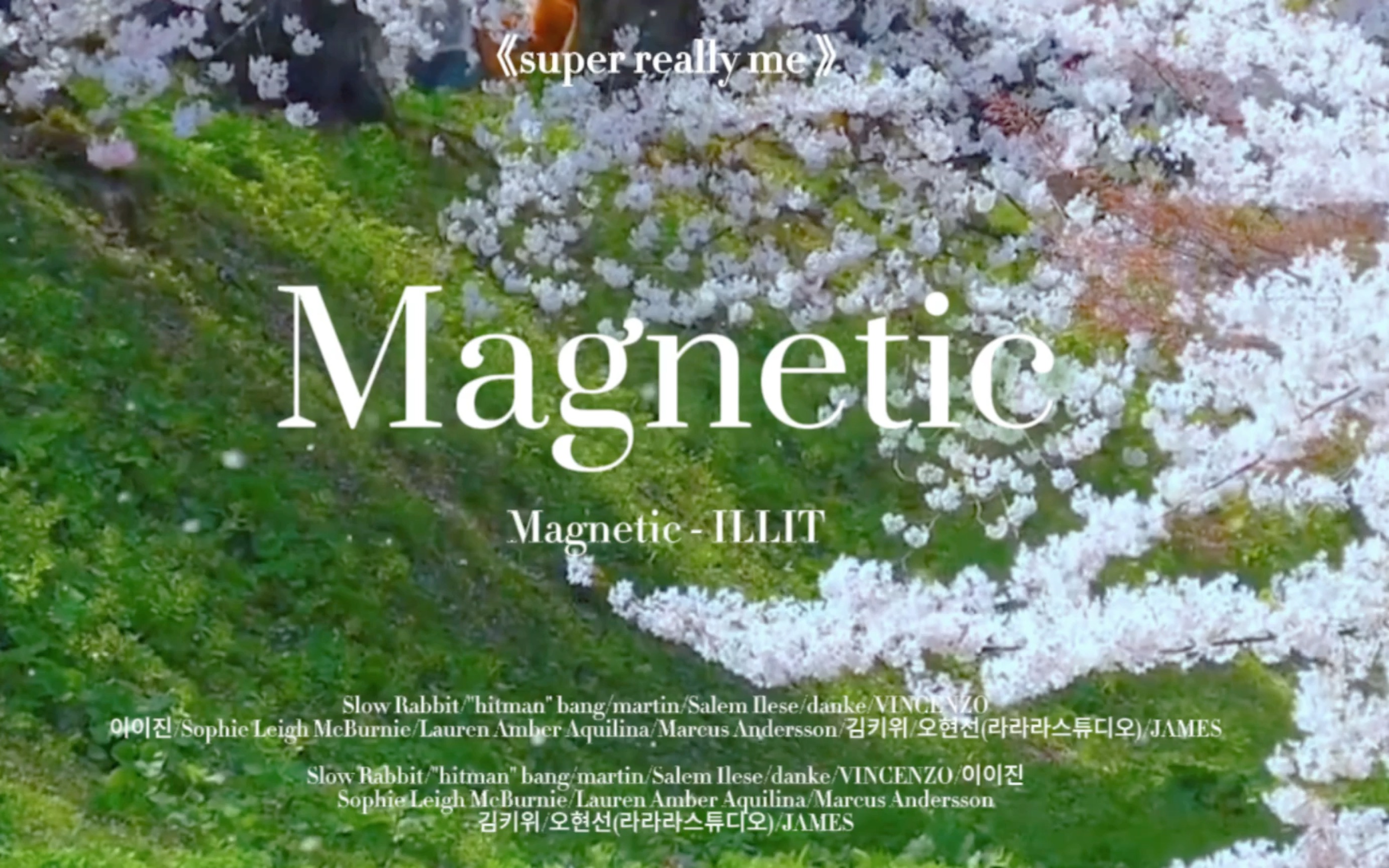 ILLIT 《Magnetic》“虽然是极与极，但才会因此互相吸引”-pineapplerrr-纯音乐-哔哩哔哩视频