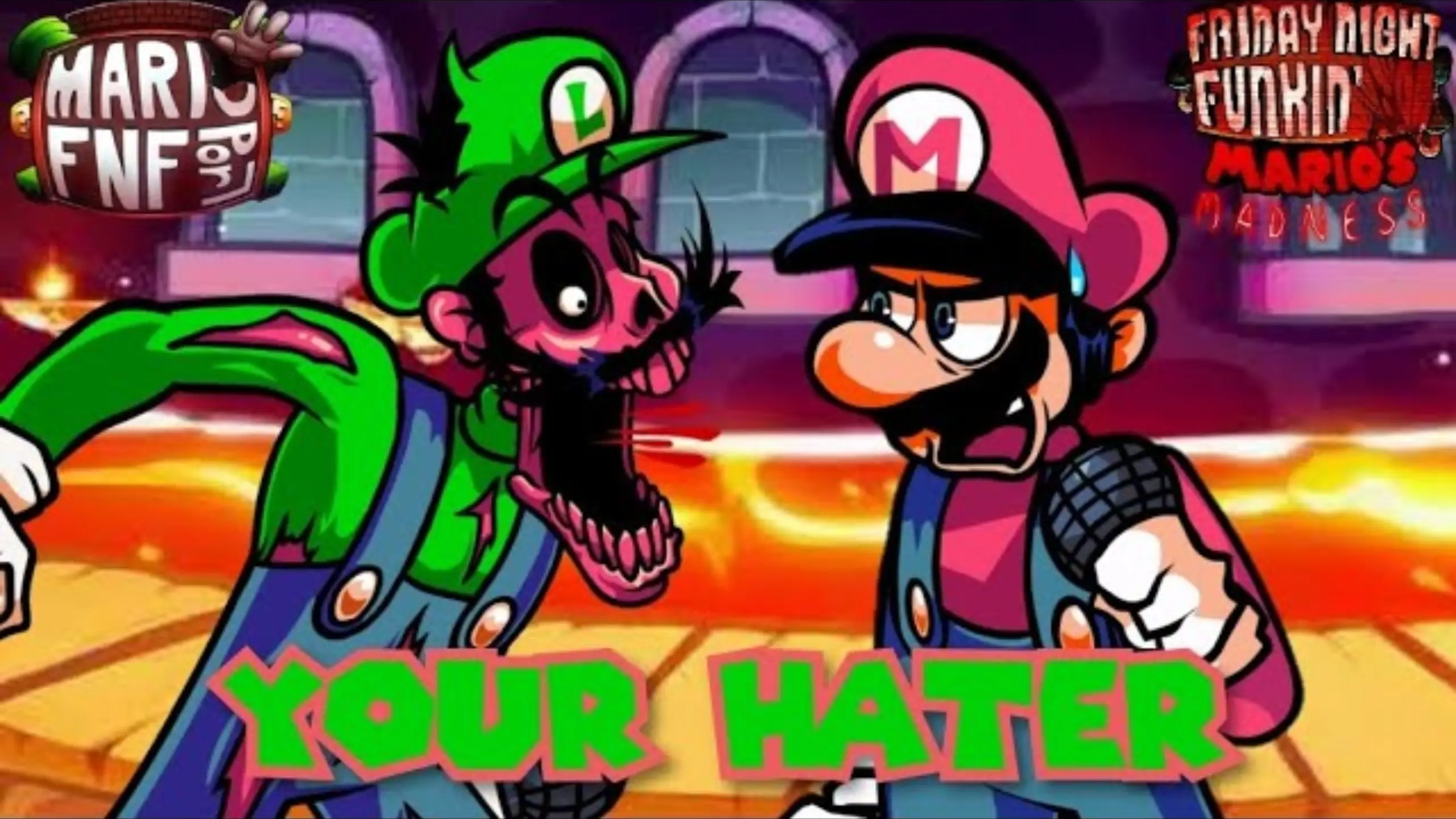 Your hater | cover Mario fnf port hater but ogn mario and ihy Luigi (MM ...