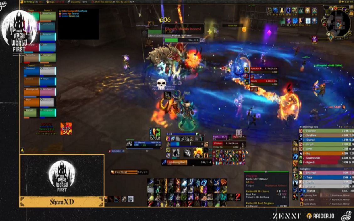 【魔兽世界】纳斯利亚堡BDGG世界首杀M猎手阿尔迪莫_哔哩哔哩_bilibili