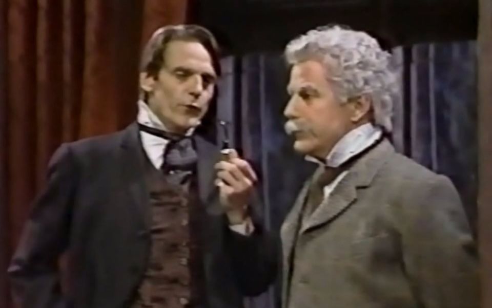 【Jeremy Irons】SNL - Sherlock Holmes Surprise Party - 1991_哔哩哔哩_bilibili