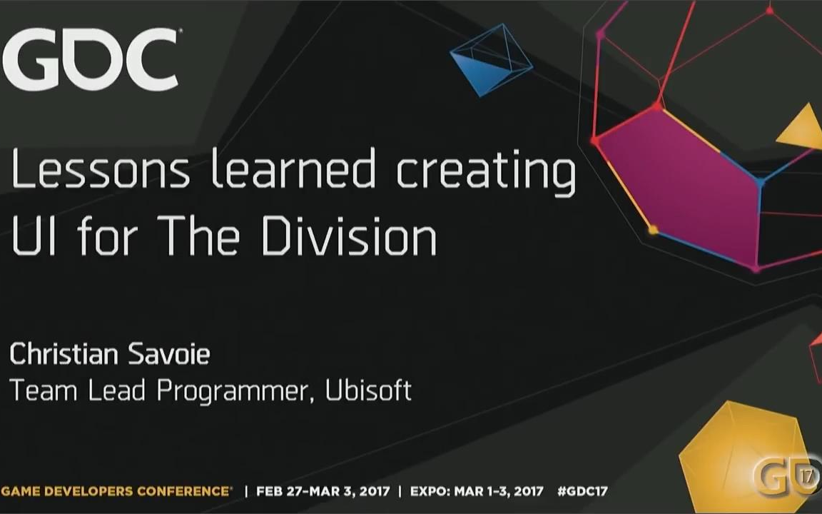 GDC讲座 创建UI的经验教训_哔哩哔哩_bilibili