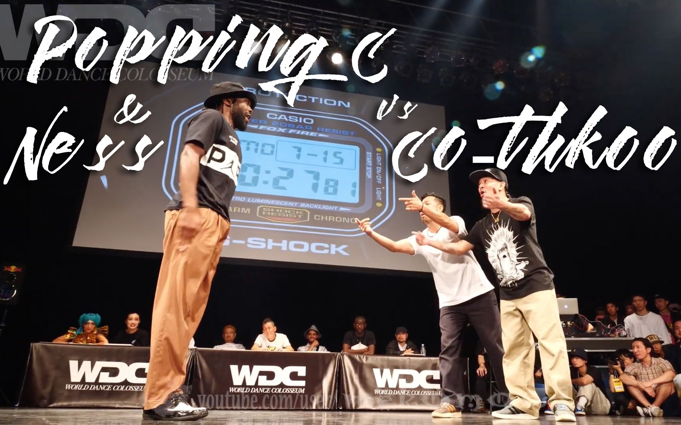 【Popping】世界级大神对决！Co-thkoo vs Ness&Poppin C //FINAL POPPIN' WDC 2019 ...