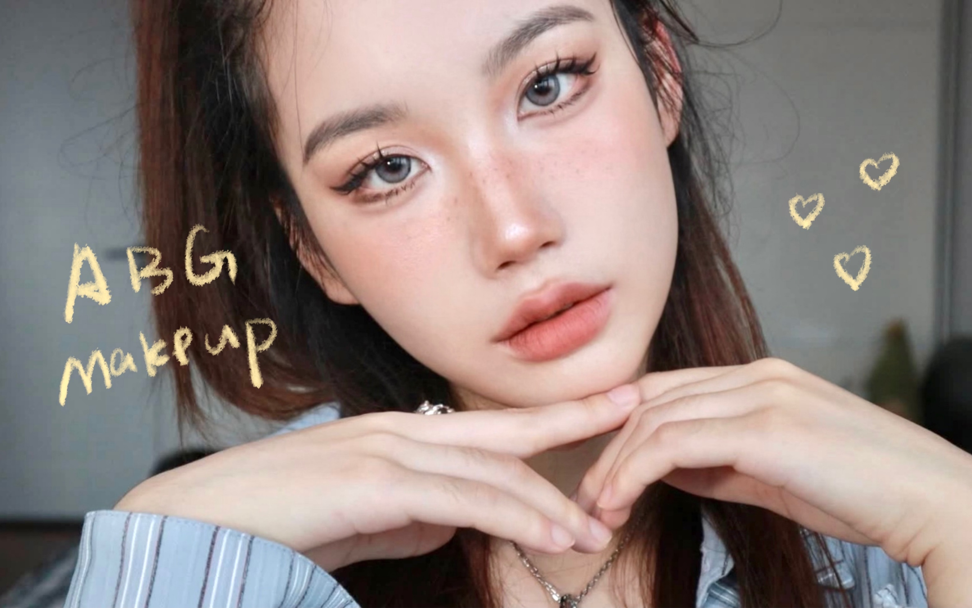 亚裔混血小雀斑妆♡轻欧美也可以很清透! 哔哩哔哩