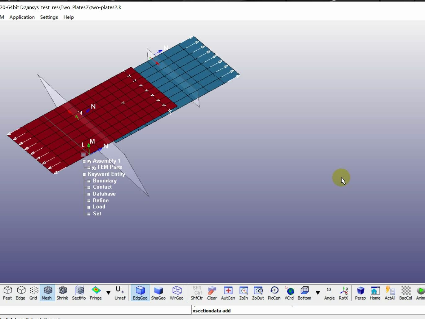 如何在LS-DYNA中建立CROSS_SECTION并测量截面力-Ansys中国-Ansys中国-哔哩哔哩视频