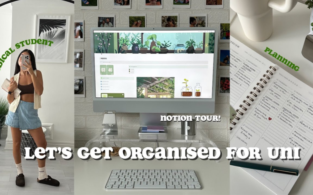 【Ecem Gundogan】在医学院学习的第三年 和我一起做计划吧，notion模板！