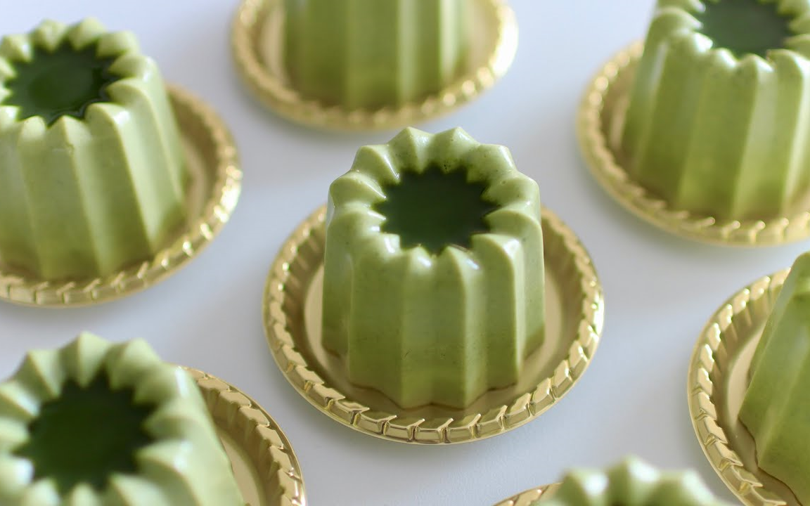 【Sunday】抹茶巴伐利亚奶冻~｜How to make Matcha Bavarois_哔哩哔哩_bilibili