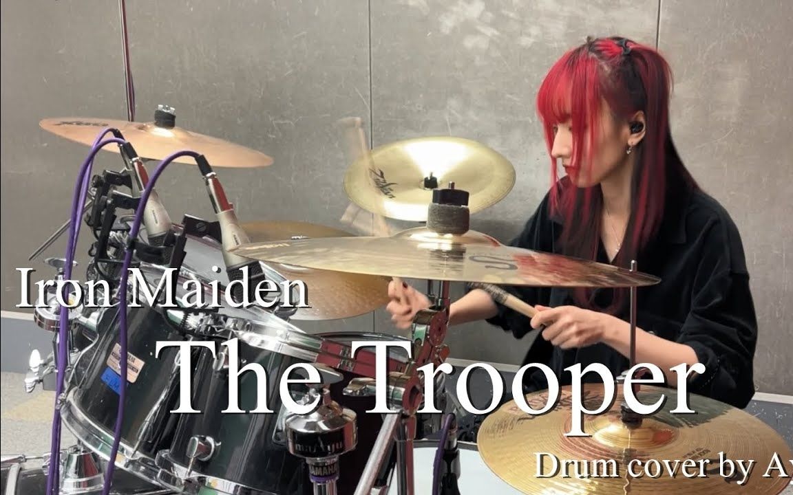 【Ayuka】The Trooper- Iron Maiden 【Drum cover】_哔哩哔哩_bilibili