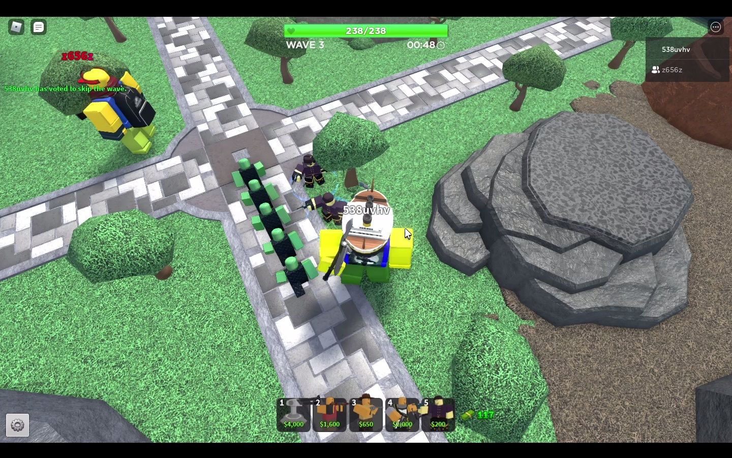 【Roblox·TDS】挑战用双枪阵容打fallen_哔哩哔哩bilibili_ROBLOX