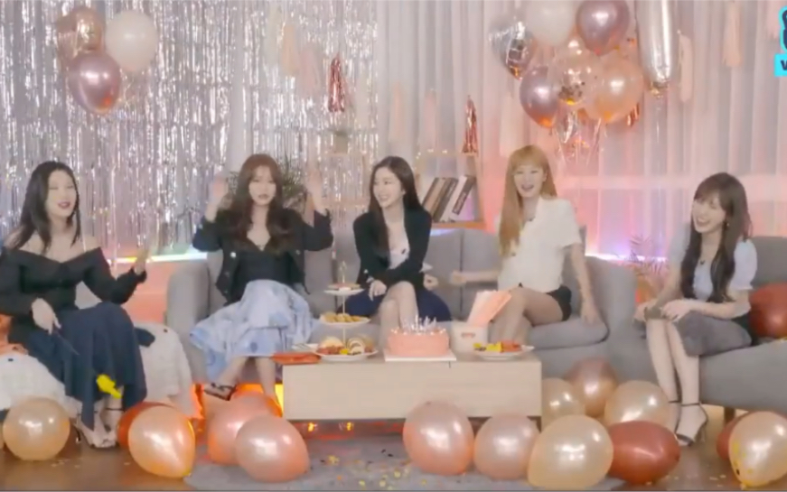 red velvet七周年直播一部分录屏，新鲜的毛，我活了