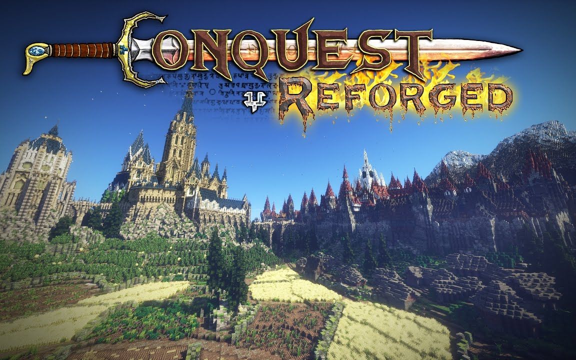 【Minecraft大电影】Conquest Reforged Mod预告片_哔哩哔哩bilibili_我的世界